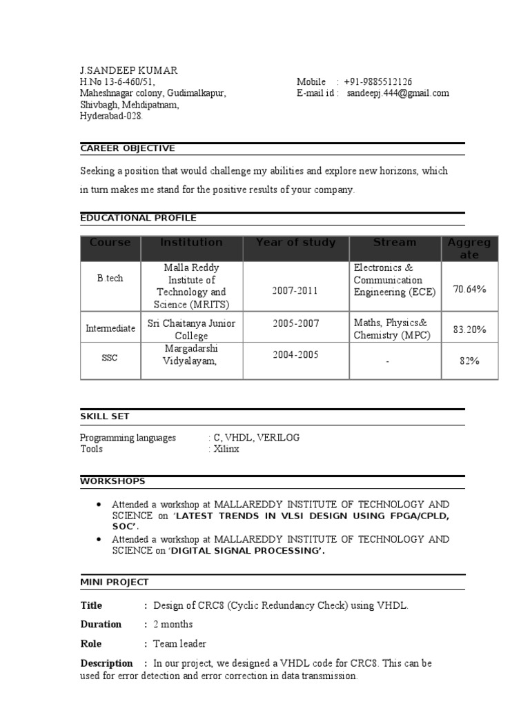 Sandy Resume - 2 | PDF