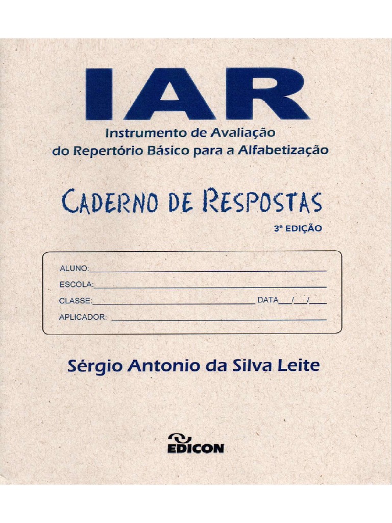IAR Resposta Completo | PDF