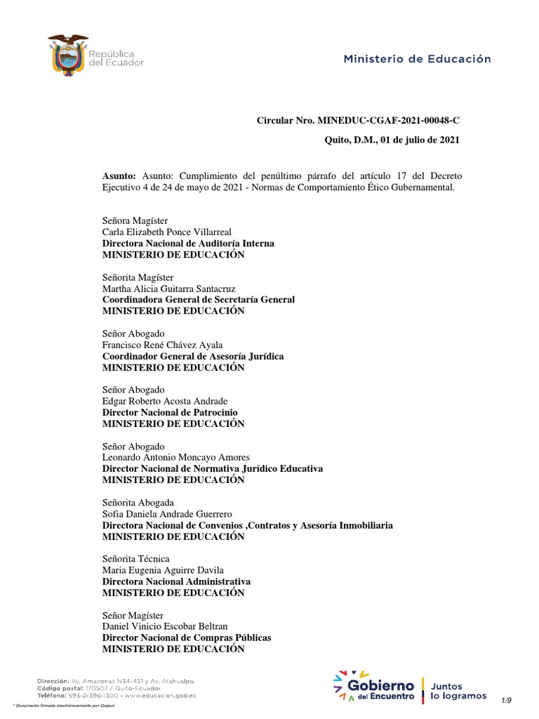 5.1. - Mineduc Cgaf 2021 00048 C | PDF | Business