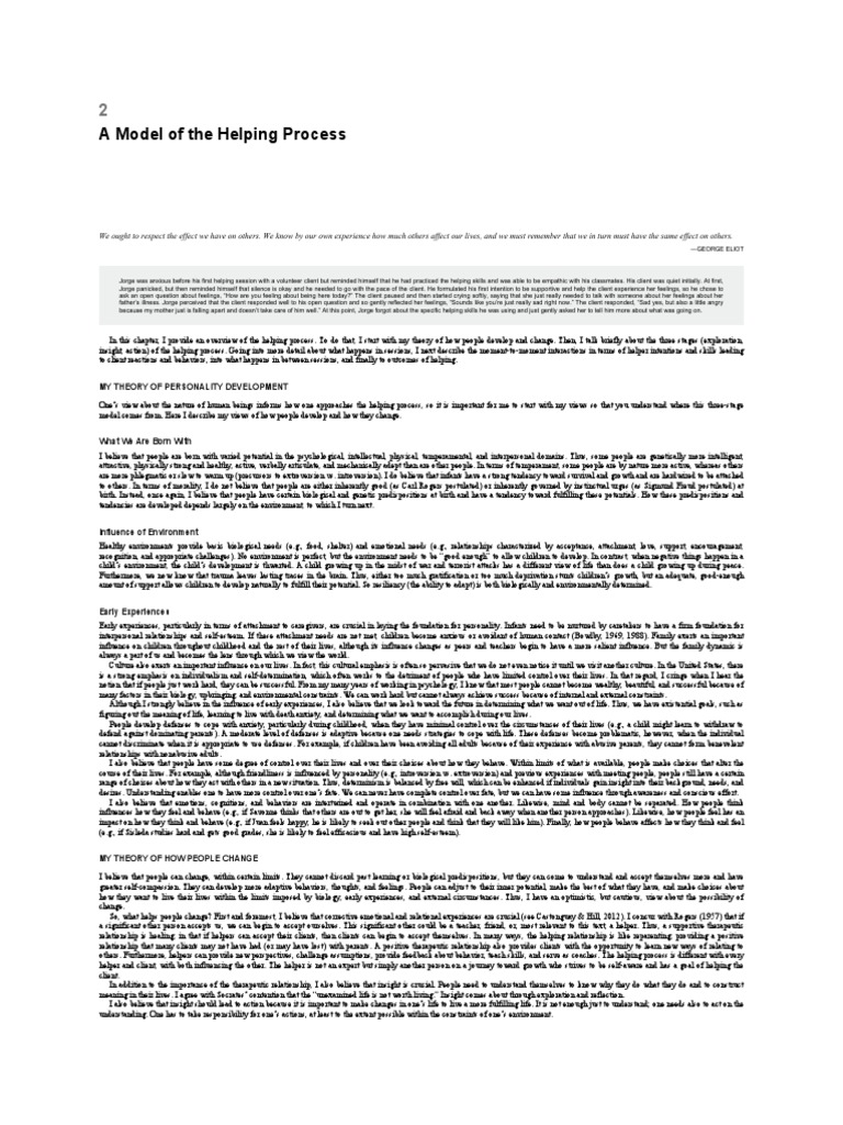 Helping Skills - Clara E. Hill (2020) (5th Edition) | PDF | Empathy | Psychotherapy