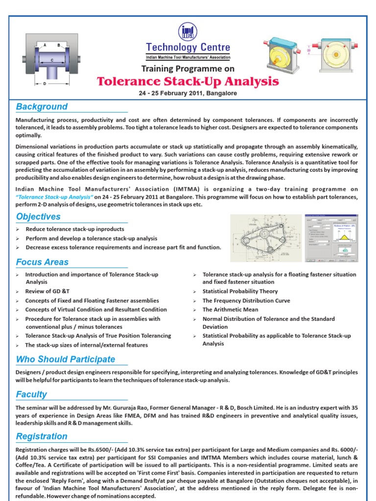 Tolerance Stack-up Analysis Training | PDF | Engineering Tolerance ...