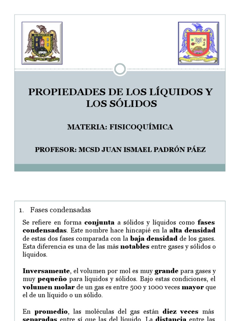 Propiedades de Los Líquidos y Los Sólidos-1-72 | PDF | Gases | Cristal