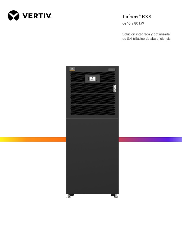 Liebert Exs 10 80 Kva Brochure Spanish | PDF | Transformador | Software