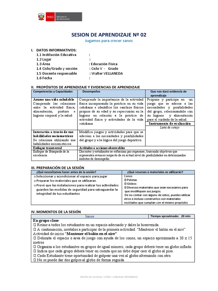 Sesion V | PDF | Aprendizaje | Método de enseñanza