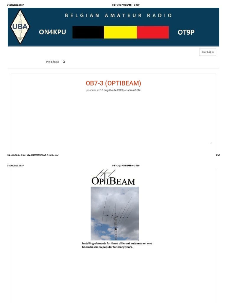 Ob7-3 (Optibeam) - Ot9p | PDF | Technology & Engineering