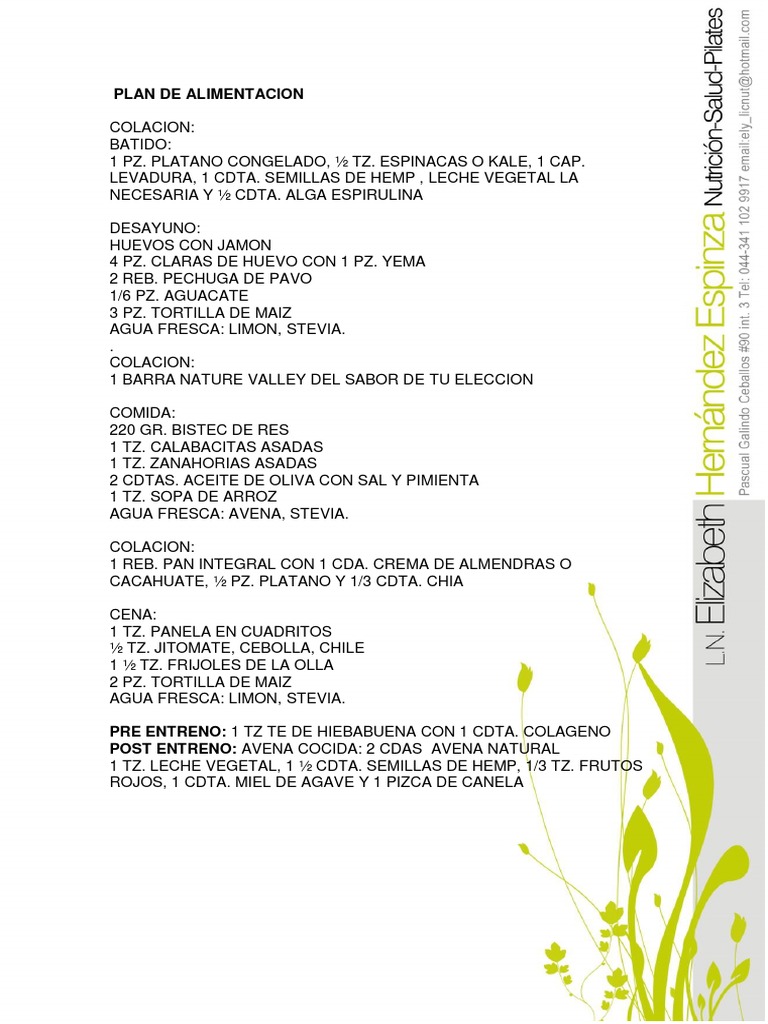 Oswaldo Menú Nov0221 | PDF | ensalada | Alimentos