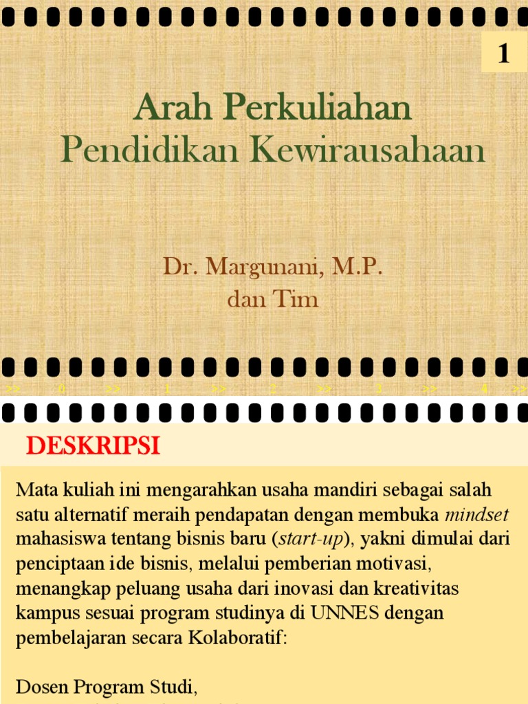 0 ARAH PERKULIAHAN KWu | PDF