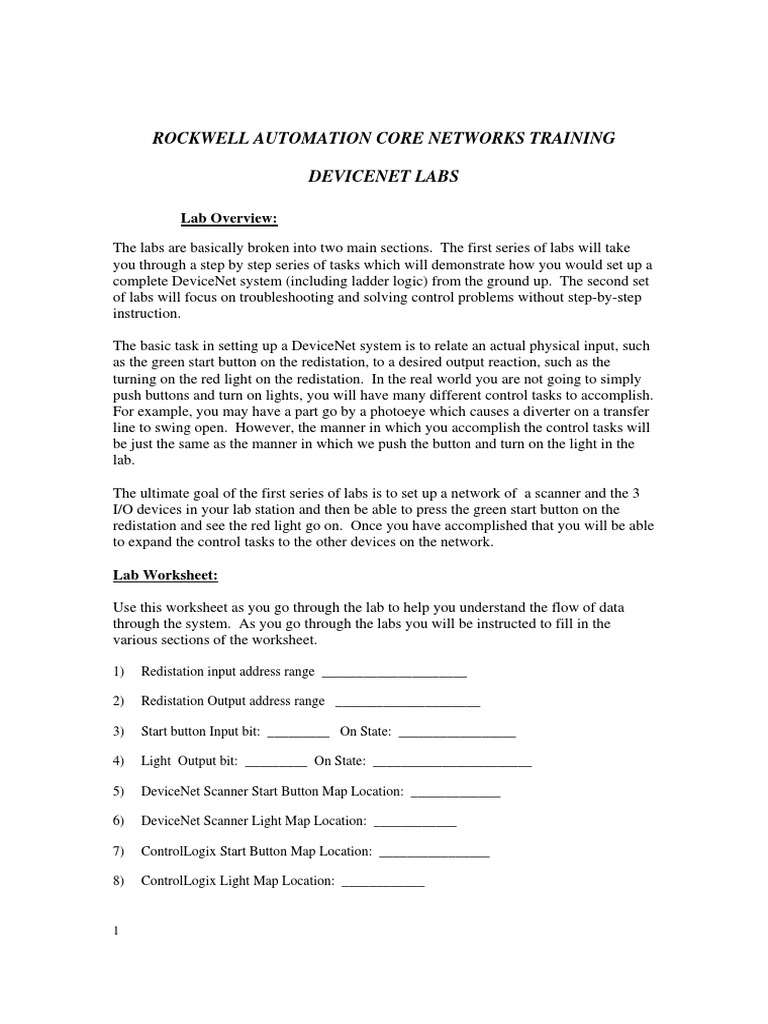 DeviceNet Chapter3 | PDF | Input/Output | Computer Network