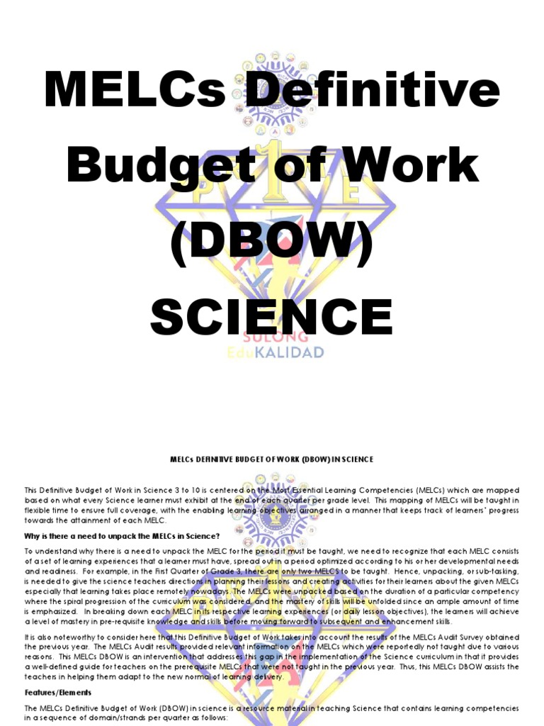 SCIENCE - DBOW Final | PDF | Learning | Liquids