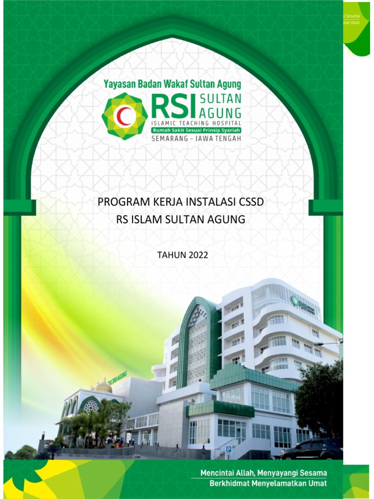 Program Kerja CSSD Tahun 2022 | PDF