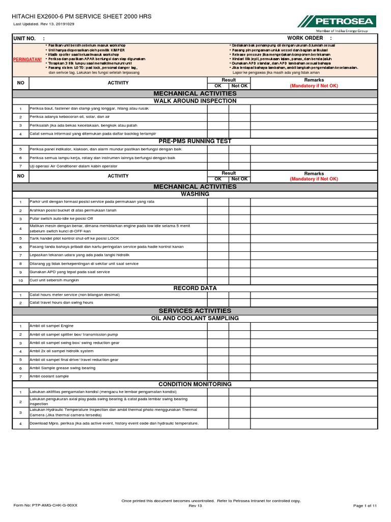 Hitachi 2600-6 PMS 2000 | PDF