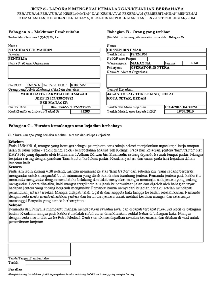 JKKP6 Template | PDF