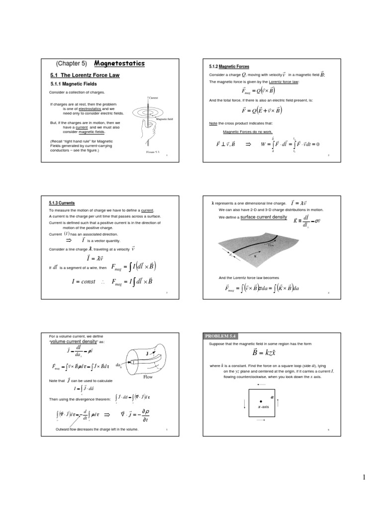 Understanding Magnetostatics and Forces | PDF | Dipole | Magnetic Field