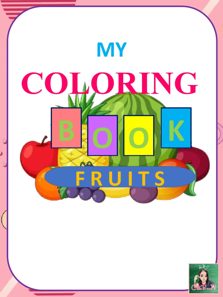 Coloring Book-Fruits | PDF