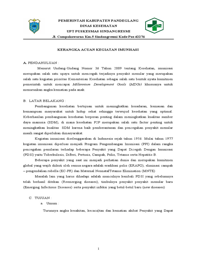 Kak Imunisasi 2021 | PDF