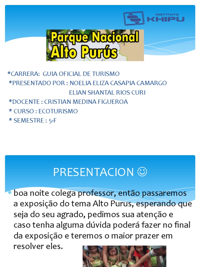 Alto Purus | PDF