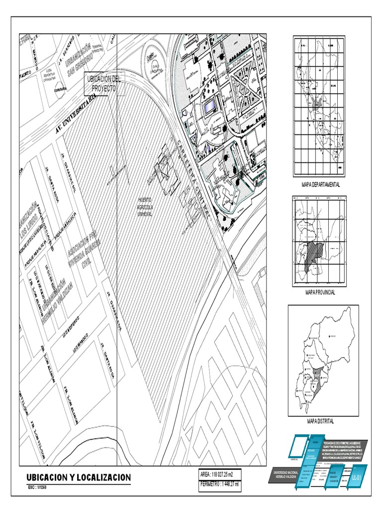 Planos de Ubicacion Ul-01 | PDF