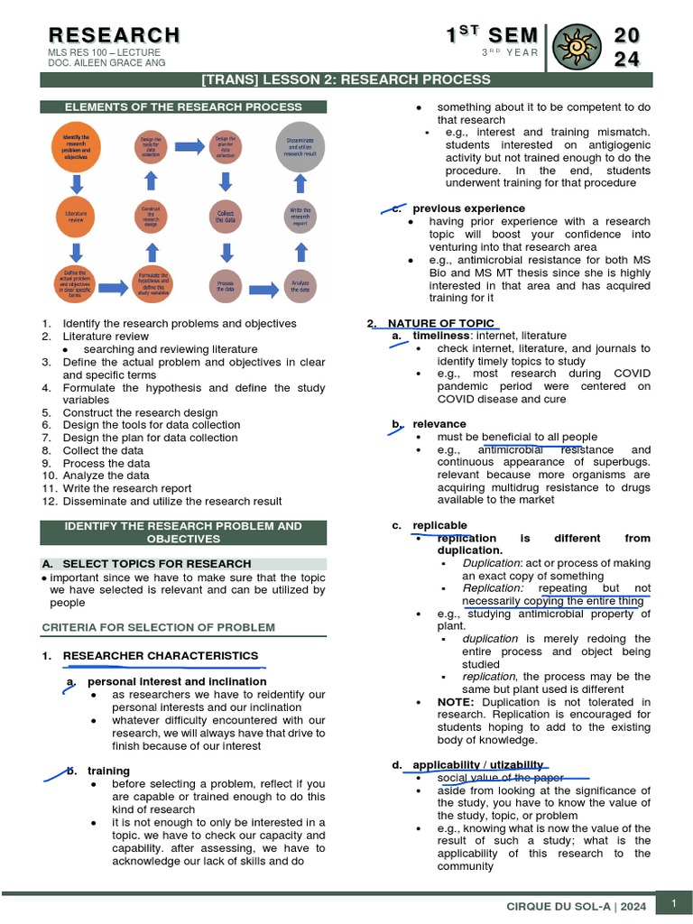 Lesson 2-Research Process 1 and 2 | PDF | Statistics | Validity (Statistics)