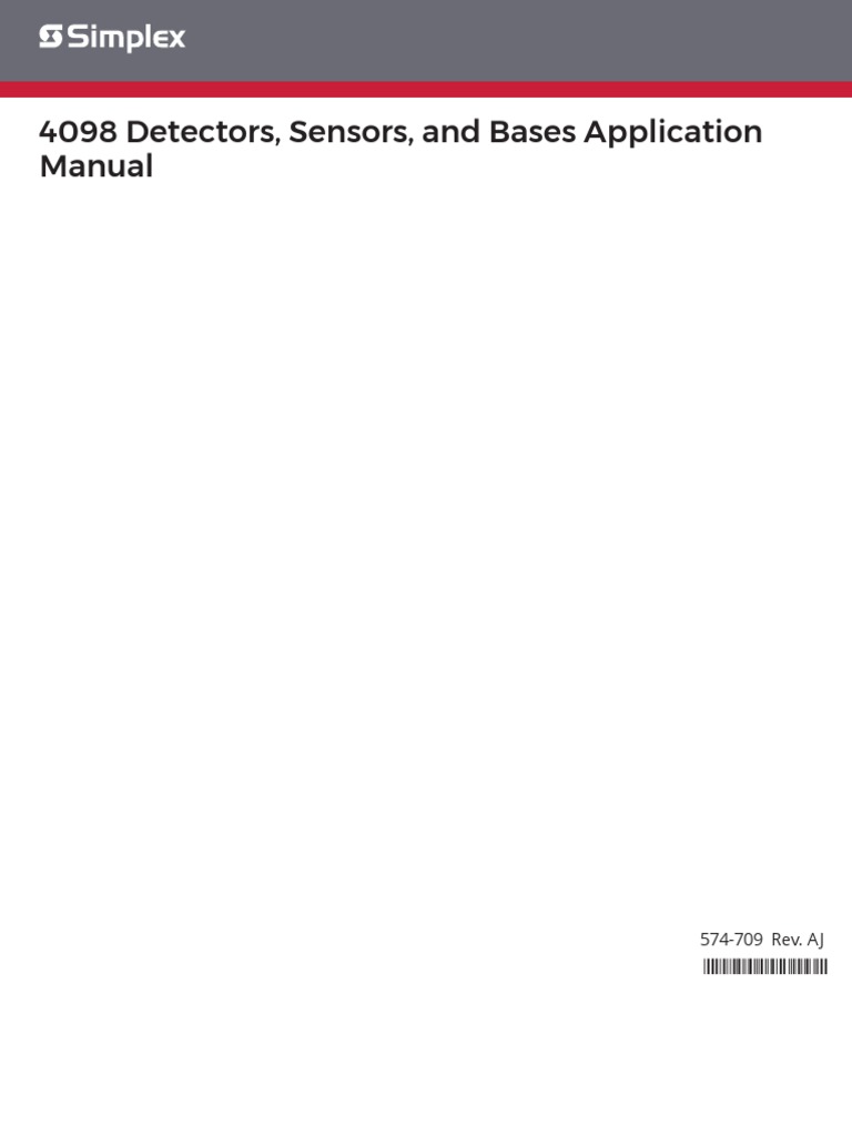 4098 Detectors, Sensors, and Bases Application | PDF | Sensor ...