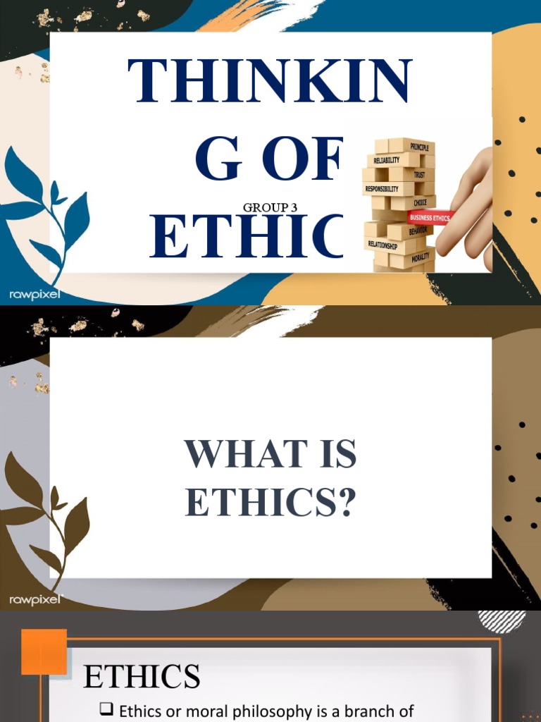 Thinking Ethics | PDF | Career & Growth