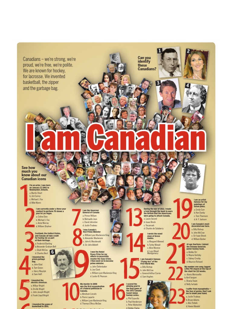 I Am Canadian | Download Free PDF | Canada | Canadian People