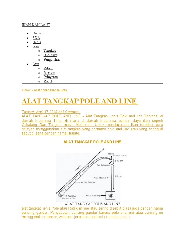 Pole and Line | PDF