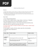 Detailed Lesson Plan in Grade 4 Science | PDF | Lesson Plan | Sink