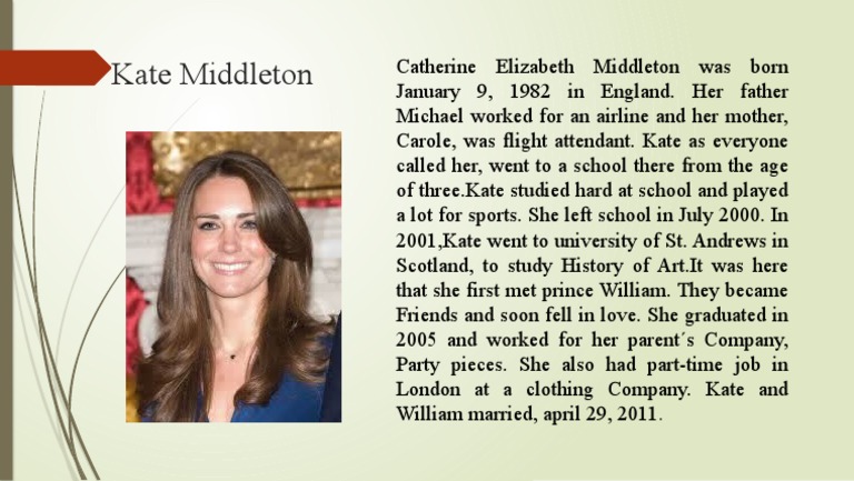 Biography Kate Middleton | PDF