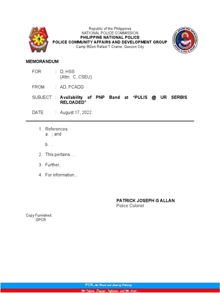 Memo Template | PDF