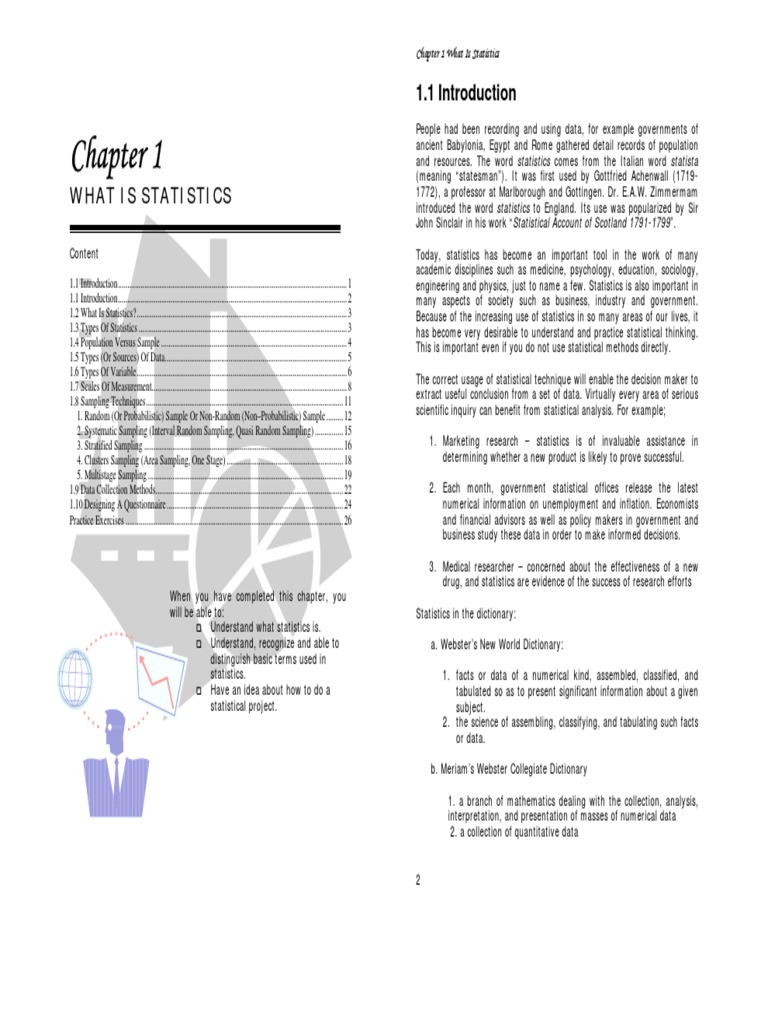 Tutorial Introduction To Statistics | PDF | Sampling (Statistics) | Level Of Measurement