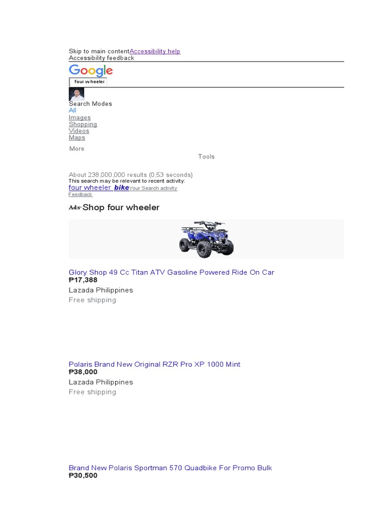 Four Wheeler | PDF | Motor Vehicle | Vehicles