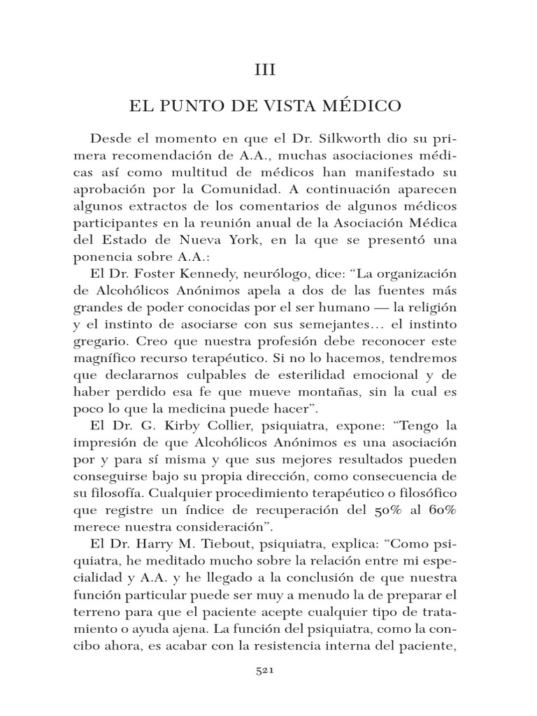 SP Bigbook Appendiceiii | PDF | alcoholicos anonimos | Alcoholismo