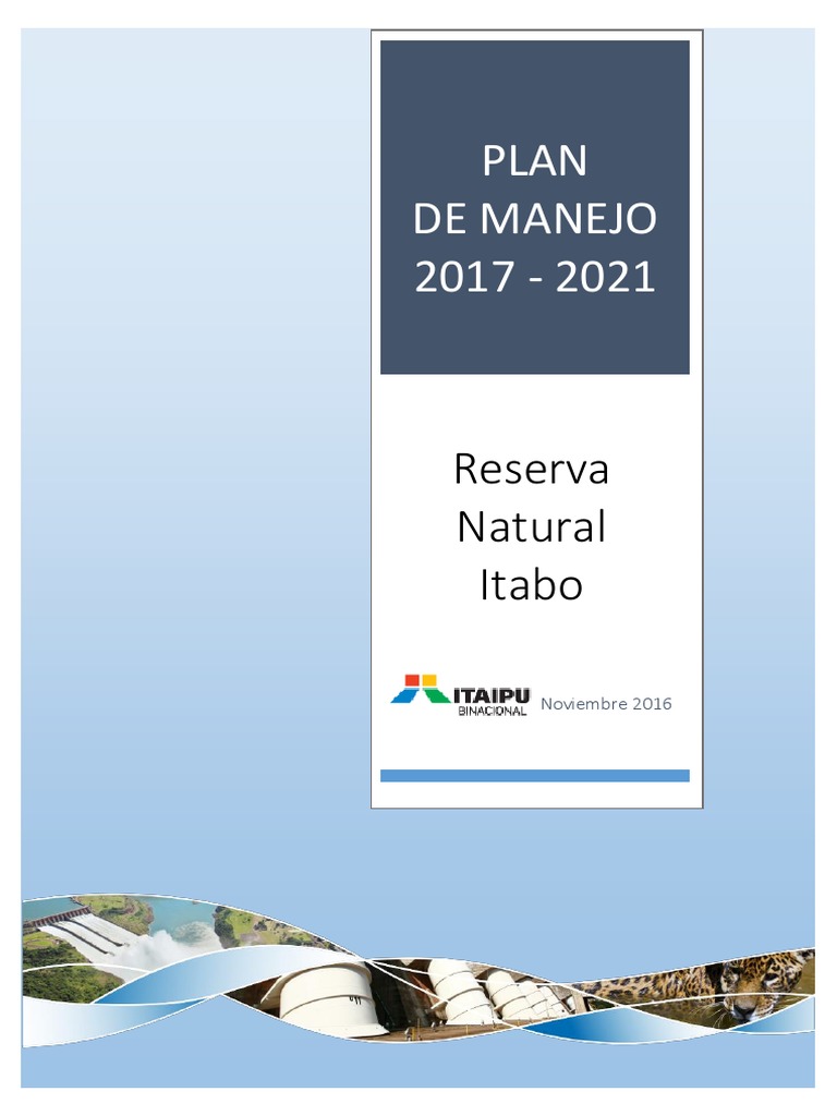 Plan de Manejo Reserva Natural Itabo | PDF | Paraguay | Entorno natural