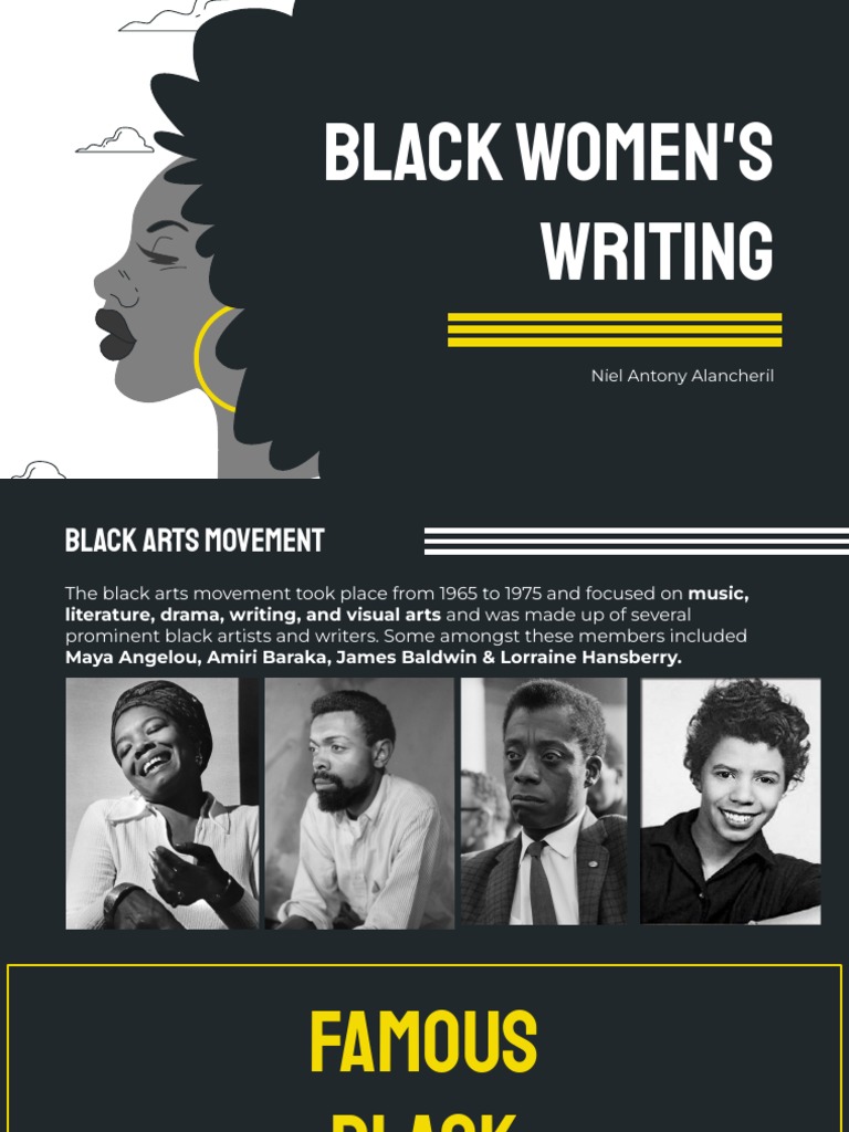 Influential Black Women Writers | PDF | Maya Angelou