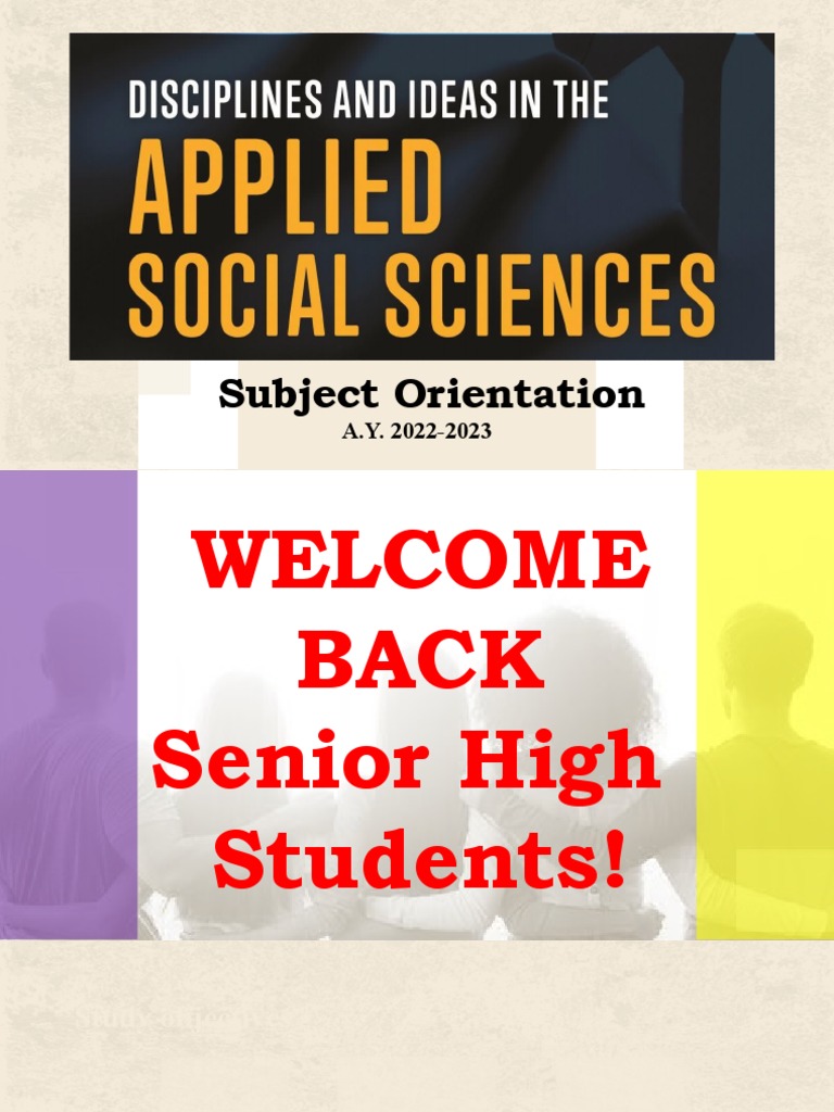 Subject Orientation - DIASS | PDF