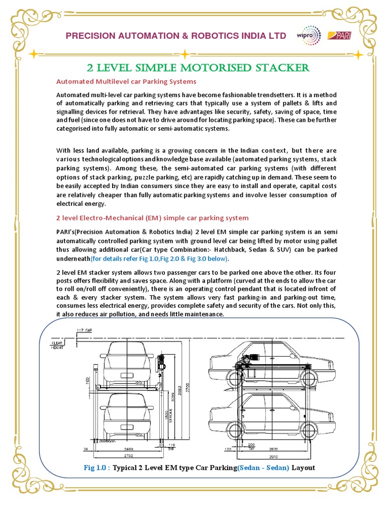 Description - EM Type Stacker | PDF | Car | Automation