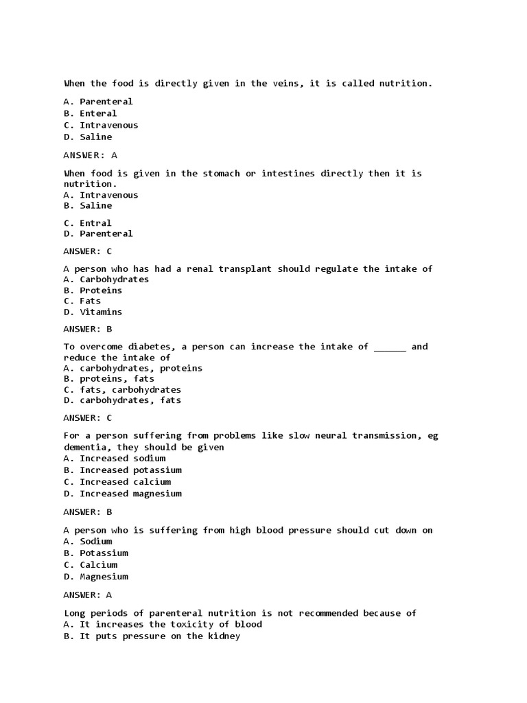 Medical Nutrition Therapy Paper - 2 | PDF | Fat | Foods