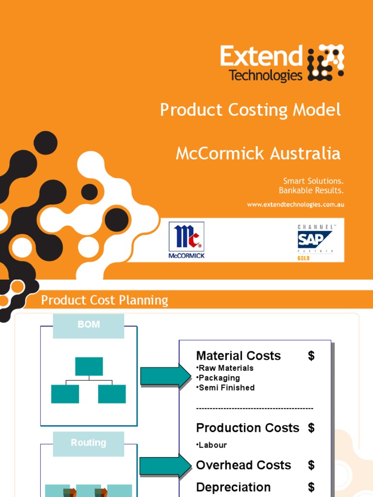 SAP Product Costing Model | PDF | Business Economics | Business