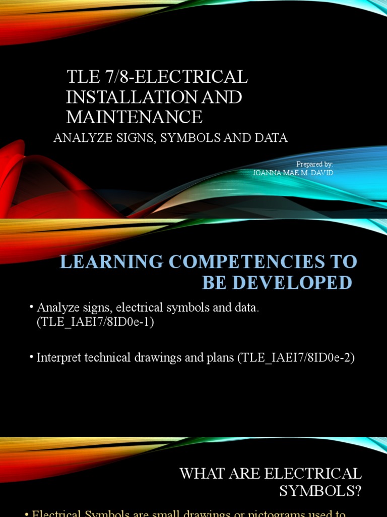 TLE7 EIM Week 4 3rd Q Analyzing Symbols and Data | PDF | Series And Parallel Circuits ...