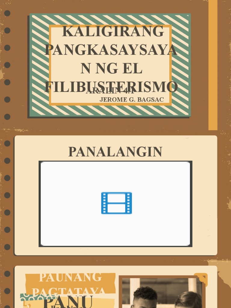 Cot 2 Kaligirang Pangkasaysayan NG El Fili | PDF