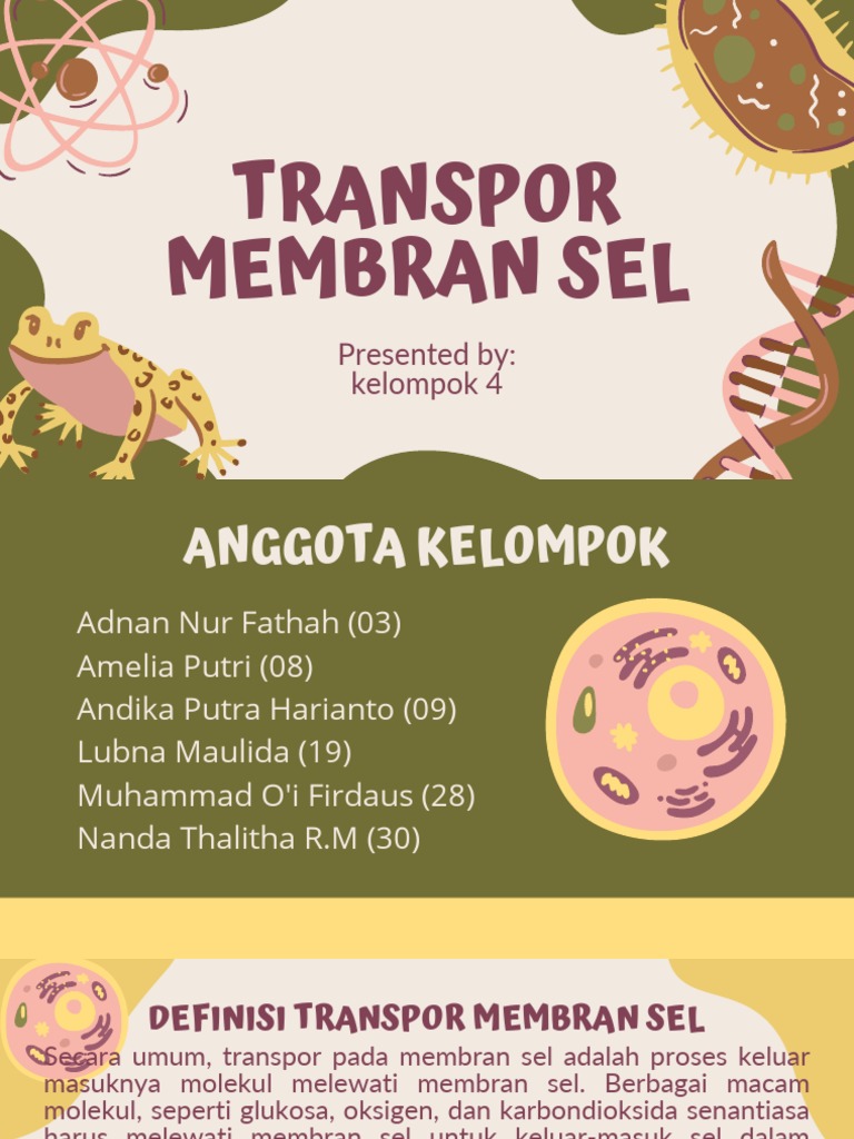 Transpor Membran Sel | PDF