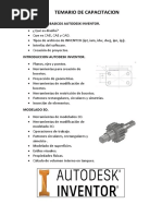 Planos Curso Inventor | PDF | Componentes | Rieles
