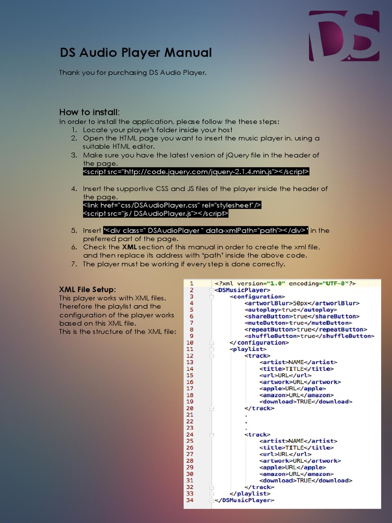 Manual | PDF | Xml | Html