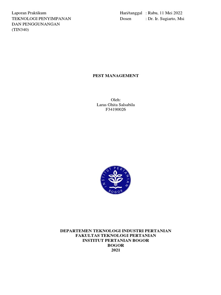 F34190026 - Laras Ghita Salsabila - Laporan Observasi Produk Pest ...