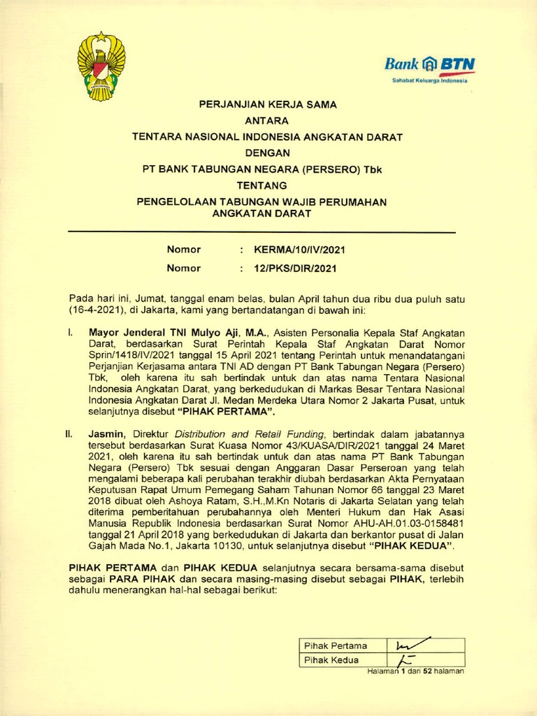 12.Pks - Dir.2021 - Kerma.10.IV.2021 - Tni Ad - Pks Pengelolaan ...