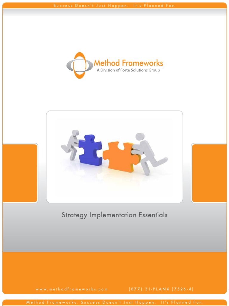 Strategy Implementation Essentials-MF | PDF | Strategic Management | Goal