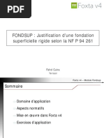 Foxta V4 : Guide des Modules de Calcul | PDF | Fondation (construction ...