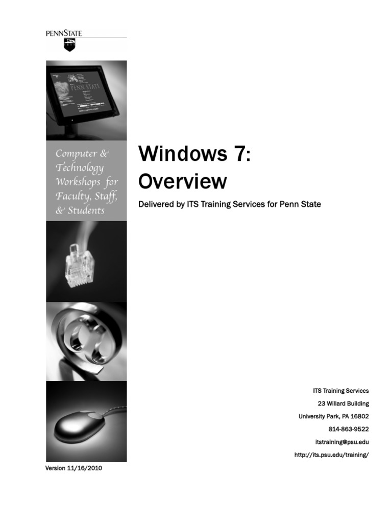 Windows 7:: Delivered by ITS Training Services For Penn State ...