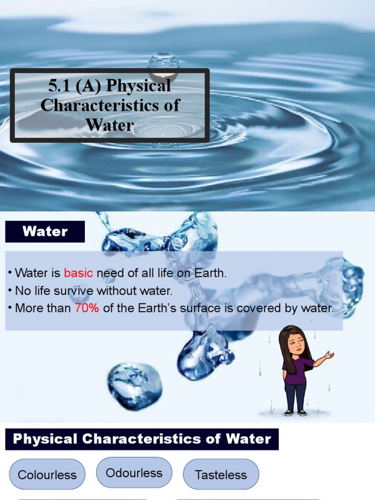 5.1 (A) Physical Characteristics of Water | PDF