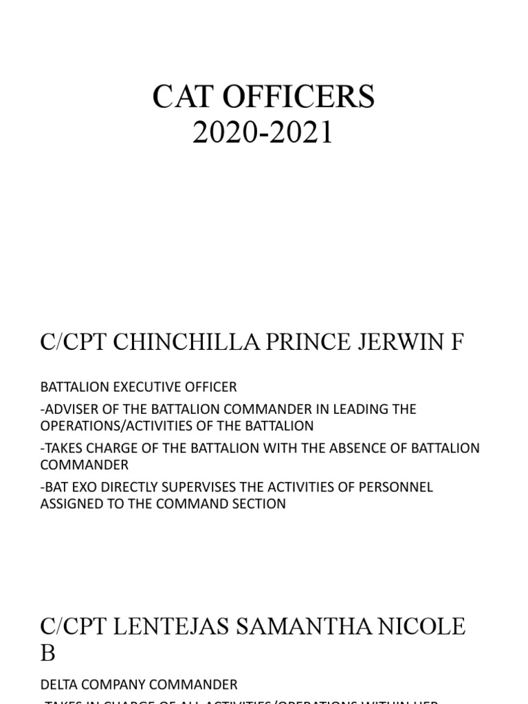 Cat Officers | PDF | Business